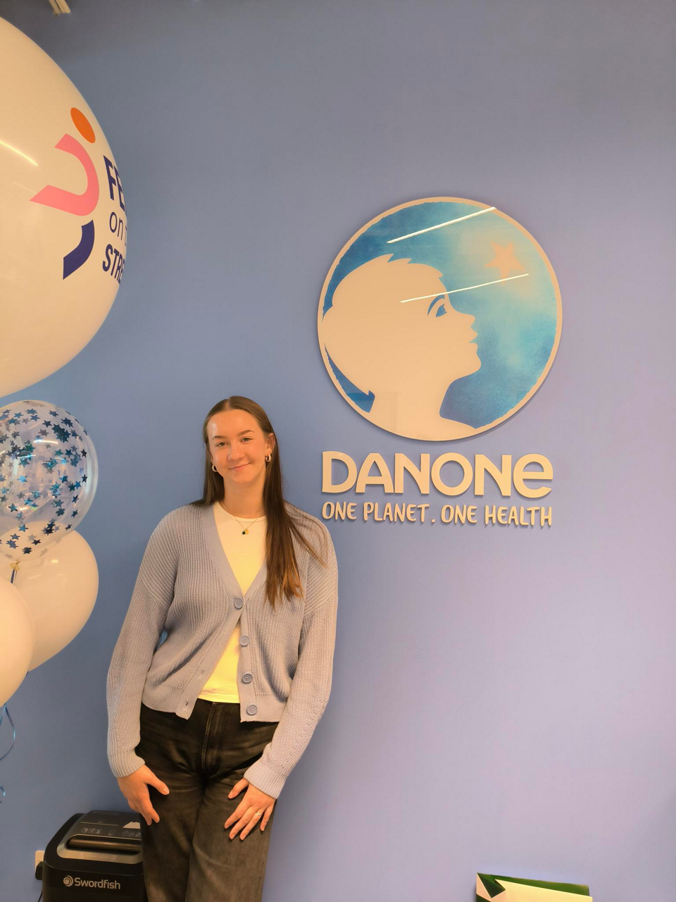 Students at Danone